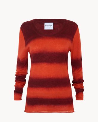 Kujten Pull cachemire col rond ajust&eacute; - Pull Semeti