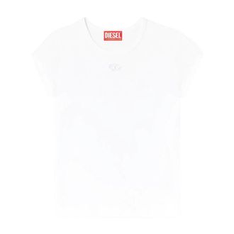 Diesel T-Angie T-Shirt - - Tops - Damen - Wei&szlig; - S