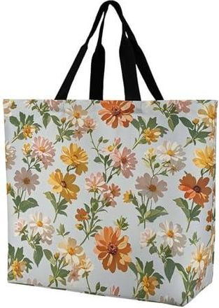 Generic Fleur Sac Courses L&eacute;ger Sacs Grand Sac A Main Femme Pour Travail Shopping Quotidienne