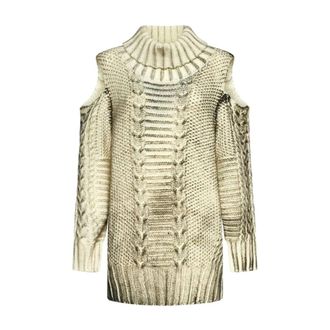 John Richmond Rollkragenpullover - - Knitwear - Damen - Wei&szlig; - M