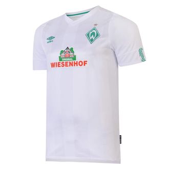 Umbro SV Werder Bremen Trikot Away 2019/2020 Herren weiß/grün, S (44/46 EU)