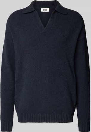 Drykorn Strickpullover mit gerippten Abschl&uuml;ssen Modell RUSTINO