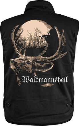 Spass Kostet Herren M&auml;nner Ranger Weste mit Futter WAIDMANNSHEIL J&auml;ger outdoor Gr&ouml;&szlig;e S - 5XL