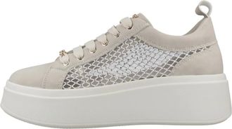 Ex&eacute; Femme, Chaussures, Beige, Taille: 40 EU 88 61Rg05 Low Baskets