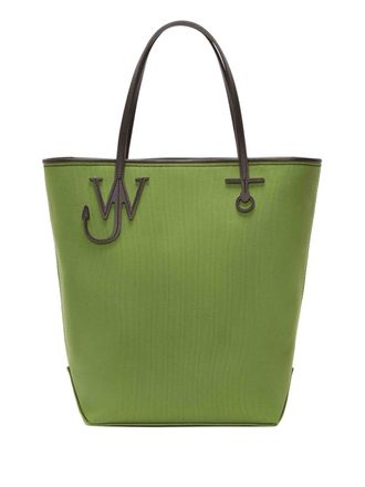 J.W.Anderson sac cabas Tall Anchor en toile - Vert