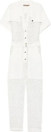 Simona Corsellini Damen, Jumpsuits & Playsuits, Wei&szlig;, XSGr&ouml;&szlig;e