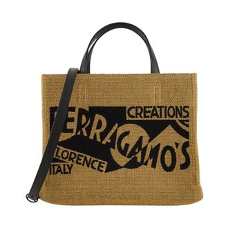 Ferragamo Medium Venna Logo Tote Bag - - Bags - Damen - Mehrfarbig - ONE SIZE