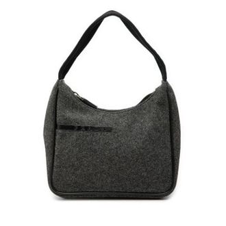 Prada Pre-owned Schultertasche aus Wolle - - Pre-owned - Damen - Grau - ONE SIZE