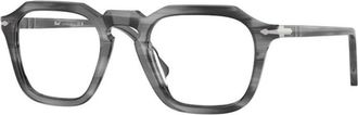 Persol unisex, Accessoires, Gris, Taille: 48 MM Po3292V 1192 Optical Frame