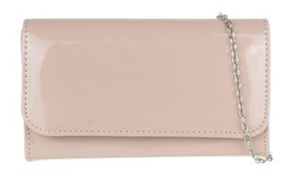 Girly HandBags Damen Lack Clutch gl&auml;nzend Abendtasche Party Hochzeit Nackt