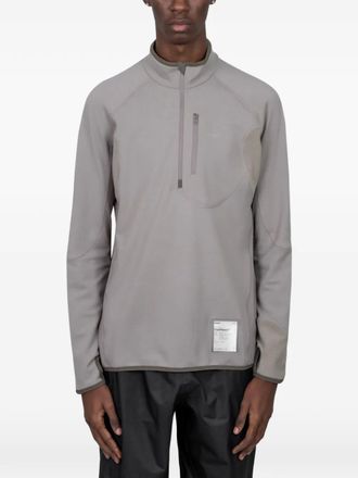 SATISFY half-zip sweatshirt - Grau