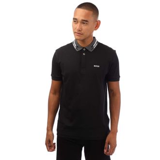 HUGO BOSS Paddy 1_99 Poloshirt für Herren (Schwarz)