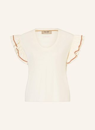 Mos Mosh Mos Mosh T-Shirt Mmtorra Mit R&uuml;schen weiss