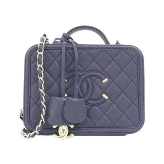 Chanel Pre-owned Chanel Caviar Skin Umh&auml;ngetasche - - Pre-owned - Damen - Blau - ONE SIZE