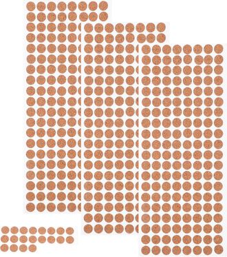 Angoily 500 Selbstklebende Korkpads 10mm rutschfeste Korkunterlagen mit D&auml;mpfung M&ouml;belgleiter und Ger&auml;uschd&auml;mpfer f&uuml;r K&uuml;chenm&ouml;bel Schr&auml;nke