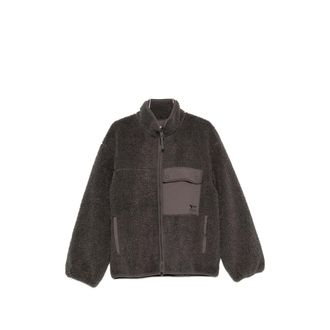 Maison Kitsun&eacute; Fleece Panelled Jacket