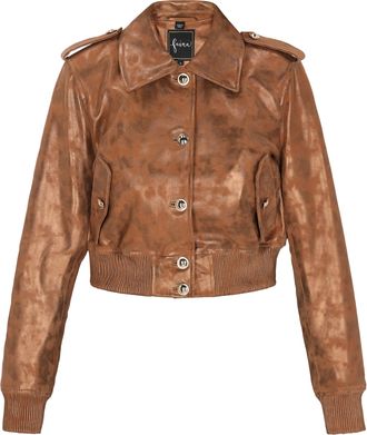 Faina Jacke Frauen Kupfer
