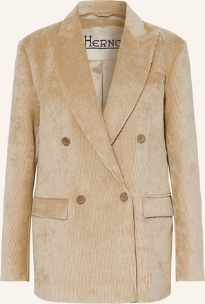 Herno Herno Cordblazer beige