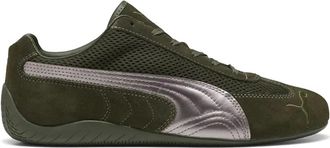 Puma Low-Top Sneaker - Puma Speedcat Premium Dark Olive Matte Silver - Gr. 40 (EU) - in Silber - f&uuml;r Damen