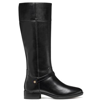 Geox Damen D Felicity Knee High Boot, Black, 36 EU