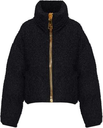 Balmain Femme, Vestes, Noir, Taille: 42 FR Veste Isolante en Tweed
