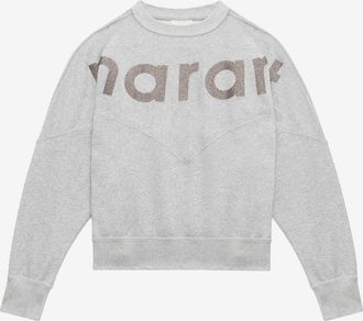 Isabel Marant Sweatshirt Houston - Femme - Gris-argent&eacute; - Taille 34 - Marant &Eacute;toile