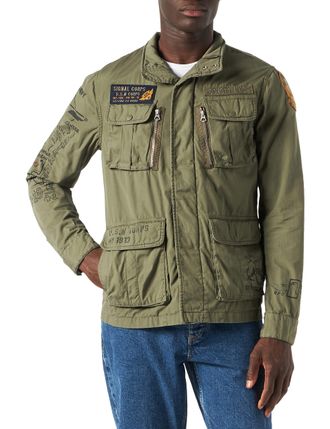 Schott NYC Herren M1941 Jacke, kaki, XXXL