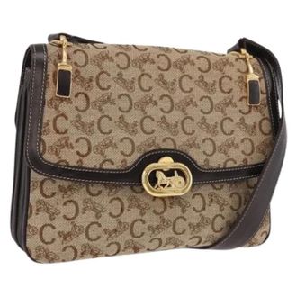 Celine Pre-owned Vintage Canvas Shoulder Bag - Femme - Pre-owned - Beige - Taille: ONE Size