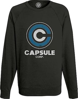 Fabulous Sweatshirt Homme Noir Capsule Corp. Geek Jeux Video Serie Film