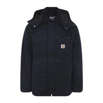 Carhartt Work in Progress Blauer Mantel Aw25 Stil Komfort - - Jackets - Herren - Blau - S