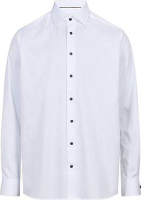 Eton Chemise droite en serg&eacute; de coton