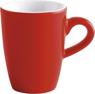 Kahla 574732A69462C Pronto Colore Espresso-Obertasse hoch 0,10 l cherry red | rote Espressotasse aus Porzellan