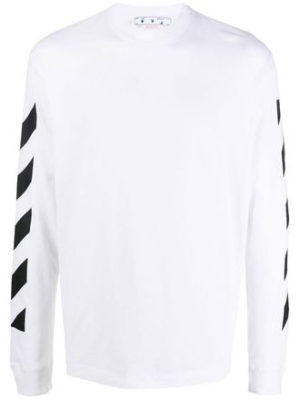 Off-white t-shirt &agrave; imprim&eacute; Diag - Blanc