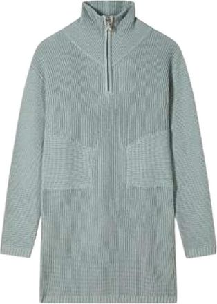 Patrizia Pepe Femme, Robes, Vert, Taille: 36 FR Mini Robe Essentielle en Tricot avec Fermeture &Eacute;clair