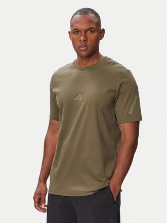 adidas T-Shirt Z.N.E. KF3802 Khakifarben Regular Fit