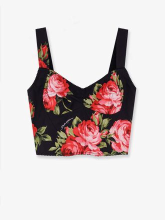Dolce & Gabbana Cotton blend Bustier Top - DOLCE & GABBANA - gender_Woman