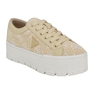 Guess Damen Tesie Sneaker, Natural 110, 38 EU