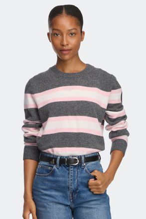 Canada Goose Gestreifter Joffre Strickpullover mit Rundhals-ausschnitt