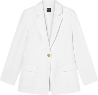 A|X Armani Exchange Femme, Vestes, Blanc, Taille: 38 FR Blazer