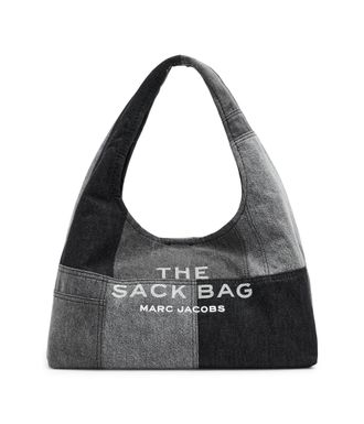Marc Jacobs Womens The Sack Bag, Black Denim