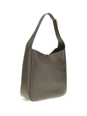 Saint Laurent Womens Shoulder Bag Le 5 &Agrave; 7 Light Musk Calf Leather