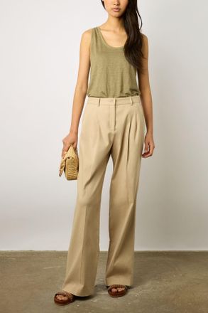 Gerard Darel Pantalon carotte en coton - CECILIA - Sable