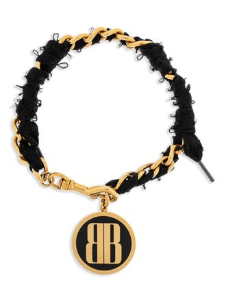 Balenciaga Halskette mit Logo-Anh&auml;nger - Gold