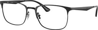 Ray-Ban unisex, Accessoires, Noir, Taille: 54 MM Rx6421 Optical Frame