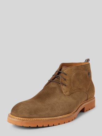 Floris Van Bommel Lederboots mit Label-Badge Modell De Karper
