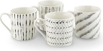 Tower Tower T874004 Skizzenbecher, 4 Stück, grau