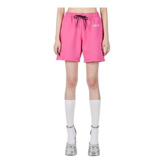 Versace Logo Print Track Shorts - - Shorts - Damen - Rosa - S