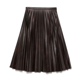 Pinko Plissee-Midirock - - Skirts - Damen - Braun - S