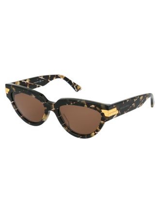 Bottega Veneta Womens Sunglasses Bv1035s Havana Brown Acetate