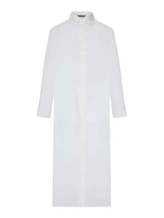 Balenciaga Maxikleid - Wei&szlig;